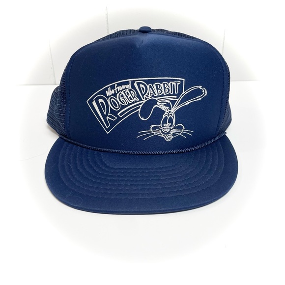 Vintage | Accessories | Vintage Who Framed Roger Rabbit Trucker Hat ...